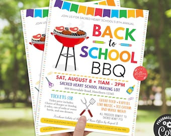 EDITABLE School Picnic Party Invite Meet Your Teacher | Etsy