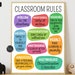 INSTANT DOWNLOAD Hashtag Classroom Rules Poster, Classroom Policies ...