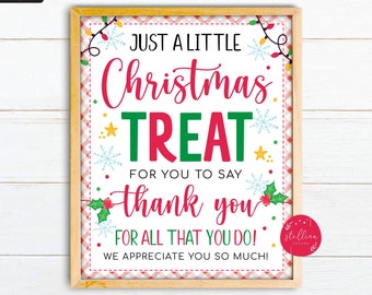Holiday Employee Appreciation Sign - Etsy
