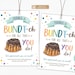 EDITABLE Bundt Cake Appreciation Gift Tags, Staff Teacher Volunteer ...