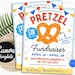 Editable Pretzel Fundraiser Flyer: School Event Poster CANVA Template ...