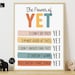 The Power of yet Poster, Motivational Wall Art, Growth Mindset, School ...