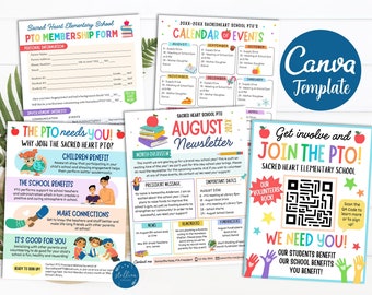 PTO Bundle, Pto/pta Information Meeting Flyer, Why Join the PTO, Pto ...