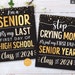 INSTANT DOWNLOAD First Day of Senior Year Sign First Day of 12th Grade ...