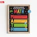 MATH Teacher Classroom Poster Printable Math Classroom Rules - Etsy ...
