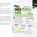 Editable March PTO PTA Newsletter Flyer, St. Patricks Day Printable ...