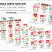 Donut Valentine Cards for Kids | Printable Classroom Valentines Day ...
