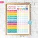 Editable Home School Schedule, Daily Weekly Subject Checklist, Homework ...