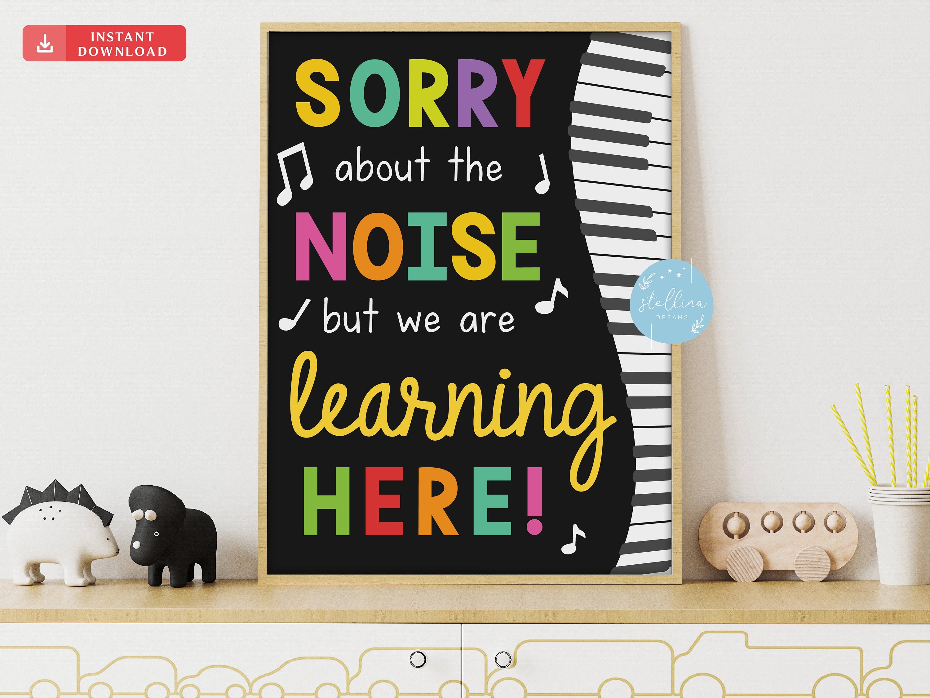 Sorry About The Noise We Are Learning Here Music Teacher | Etsy