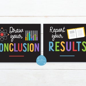 Scientific Method Poster Set, Classroom Decor Science Lab Class Decor ...