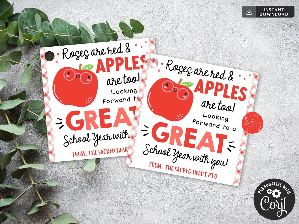 Back to School Teacher Gift Roses Are Red Poem Teacher - Etsy