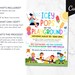 Editable Popsicles on the Playground Flyer, Back to School Meet the ...