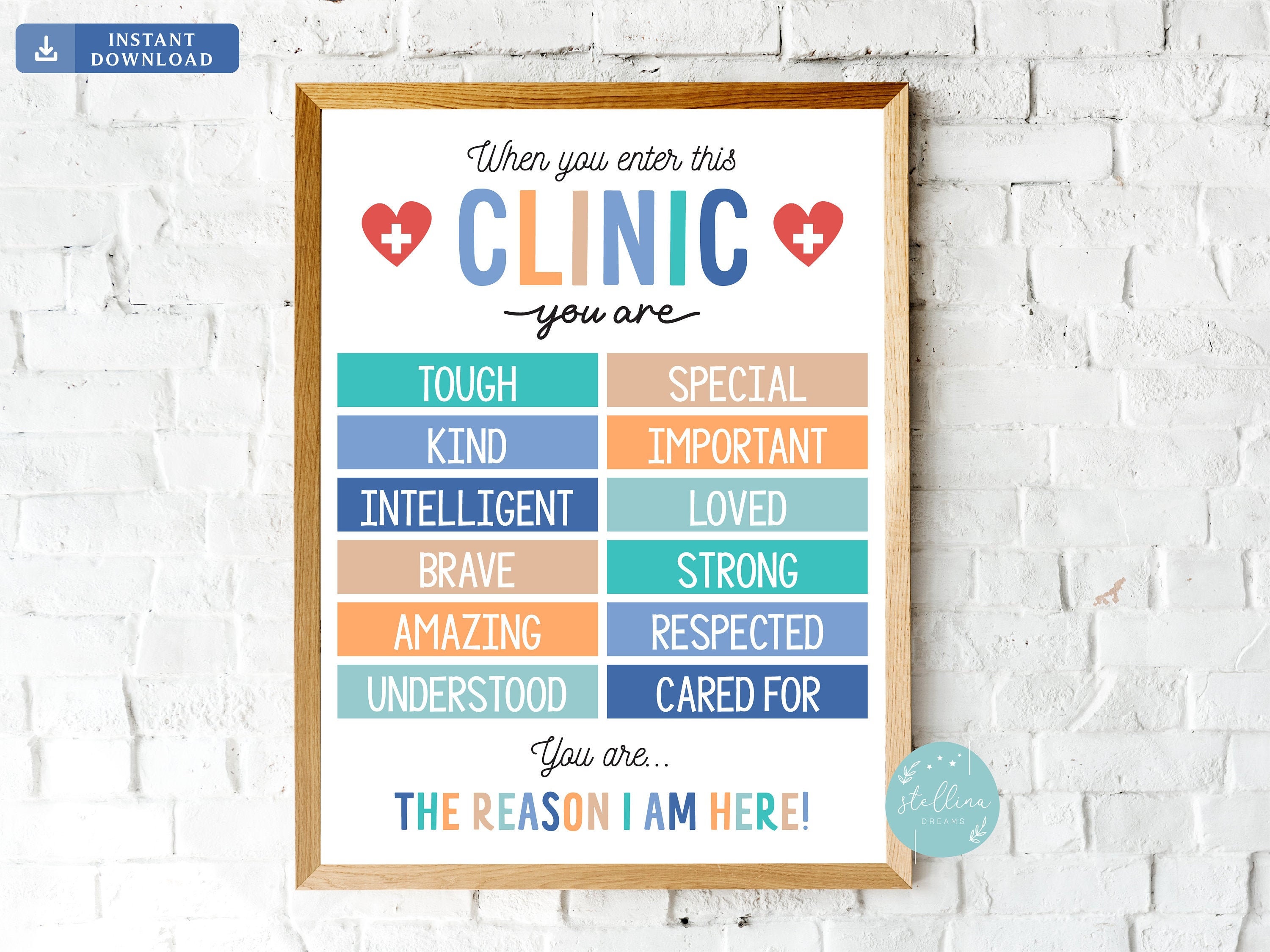 Printable School Health Office Poster Pediatric Clinic Decor Printable ...