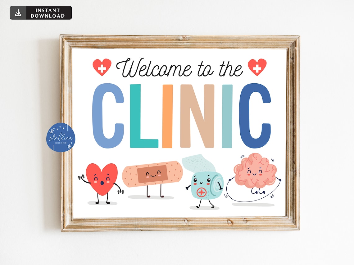 Printable Welcome to the Clinic Sign School Health Office - Etsy