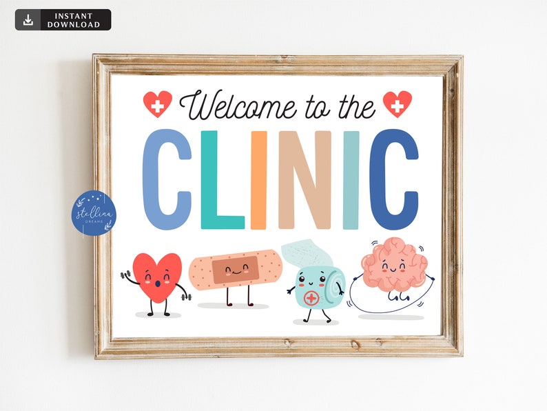 Printable Welcome to the Clinic Sign School Health Office - Etsy