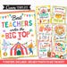 Bundle Circus Carnival Theme Teacher and Staff Appreciation Week ...