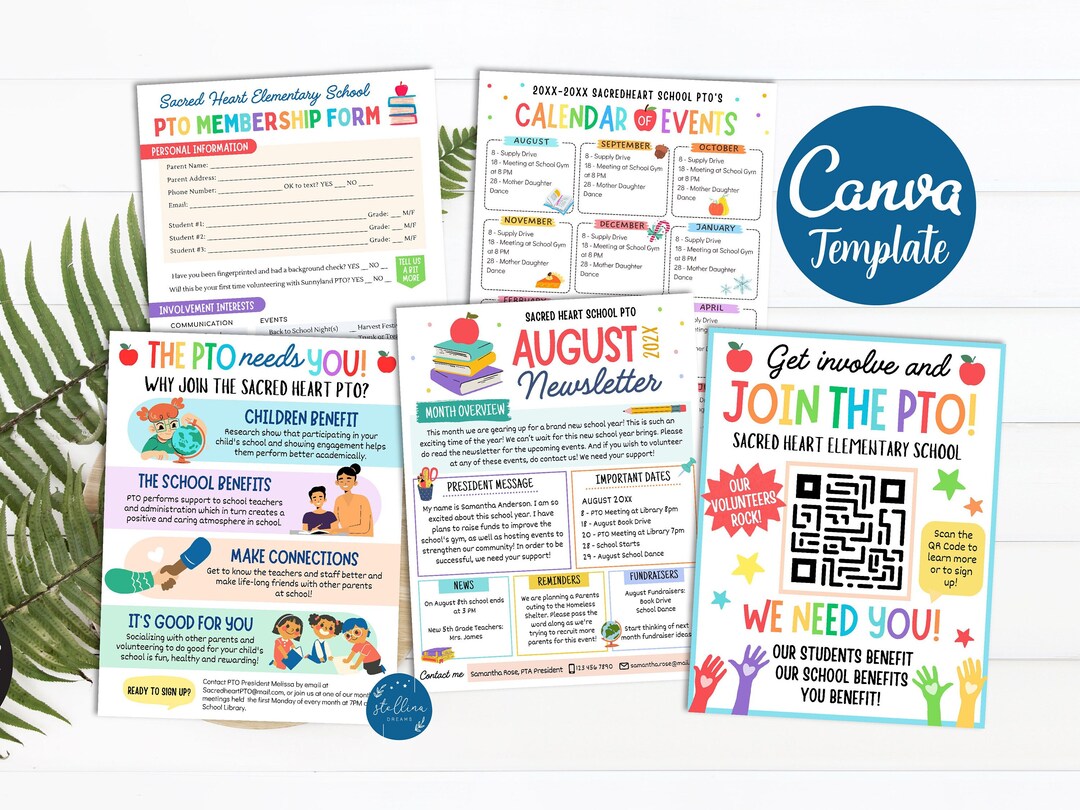 Editable PTO Bundle, Information Meeting Flyer, Why Join the Pto, Pto ...