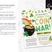 St. Patrick's Day Coin War Flyer: School Fundraiser (CANVA Template) - Etsy
