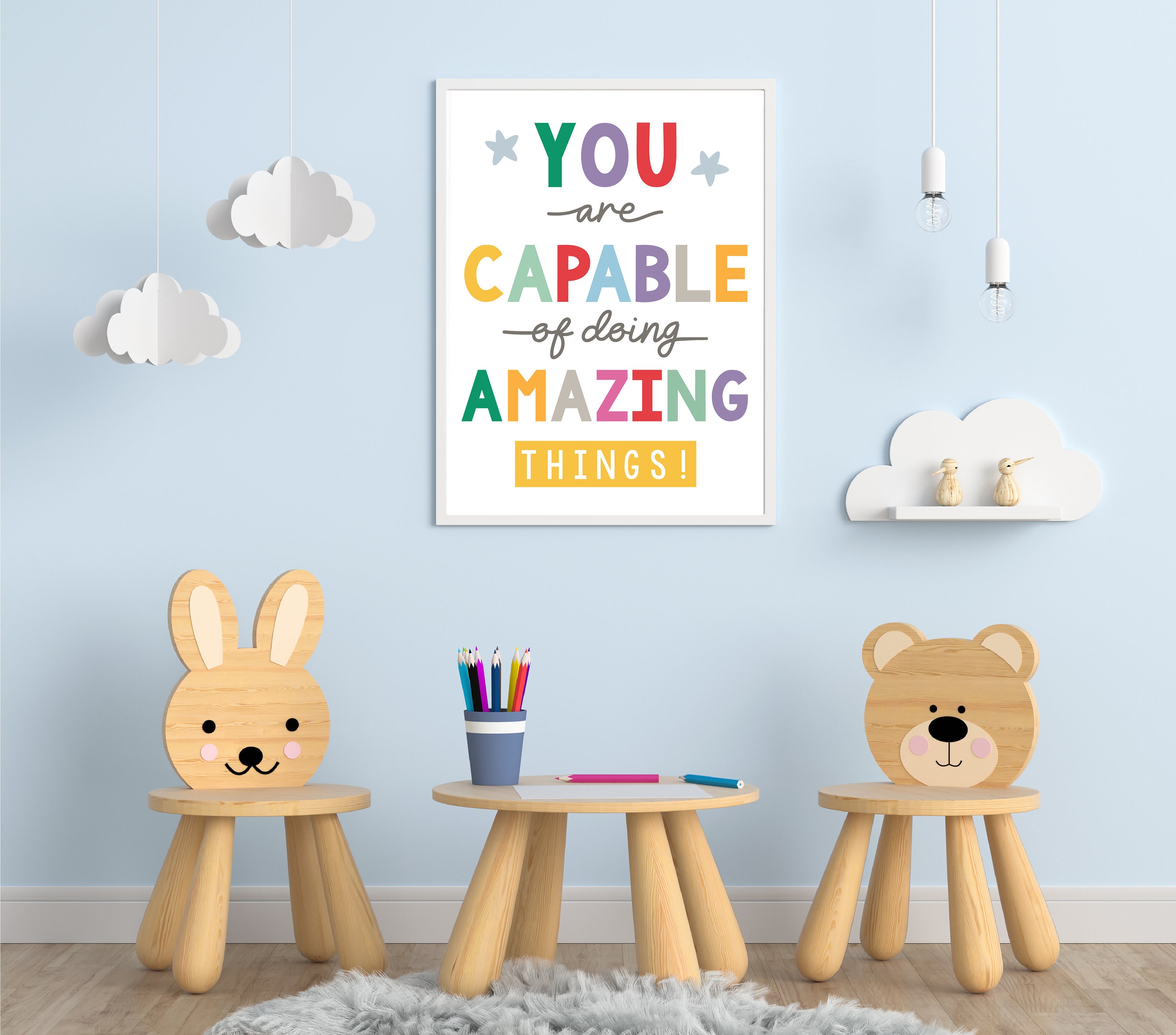 You Are Capable of Amazing Things Ratgeber Büro Poster | Etsy