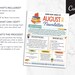 Editable Yearly Pto Pta Newsletter Template Set, Classroom Printable ...