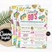80s 90s Theme Teacher Appreciation Week Itinerary Take Home Flyer ...