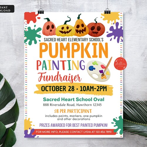 Editable Fall Festival Flyer Invitation School Church Harvest - Etsy