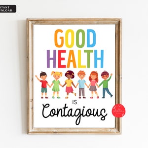 INSTANT DOWNLOAD Health Room Office Posters, School Health Posters ...