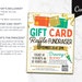 Editable Gift Card Raffle Fundraiser Flyer, Split the Pot Raffle ...