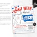 EDITABLE School Spirit Wear Fundraiser Flyer, Clothing T-shirt Sale ...