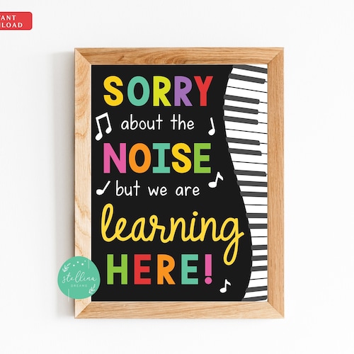 Music Teacher Classroom Printable Poster Classroom Decor - Etsy