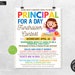 Principal for a Day Contest Fundraiser Flyer, Printable Handout, School ...