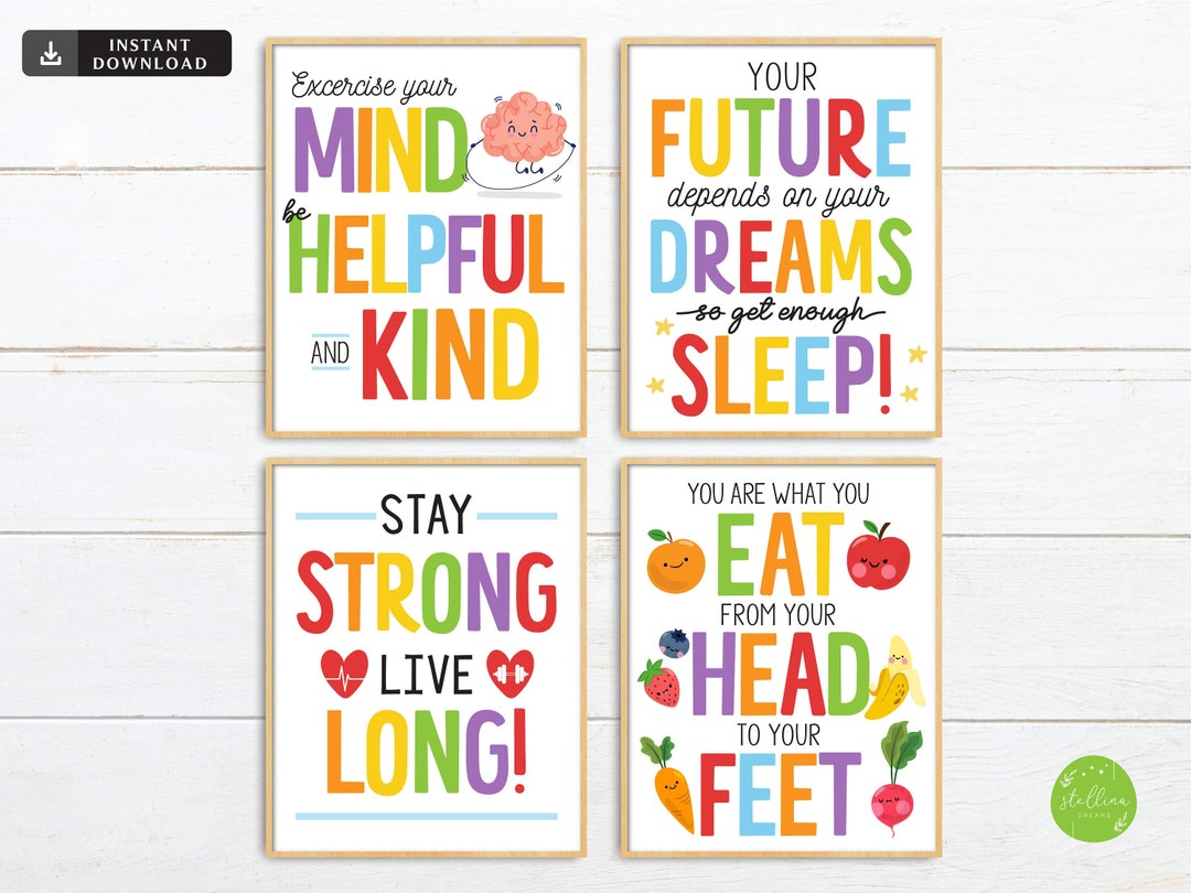 Health Room Office Posters, INSTANT DOWNLOAD, School Health Posters ...
