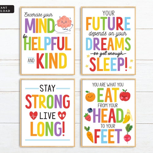 Health Room Office Posters INSTANT DOWNLOAD School Health - Etsy