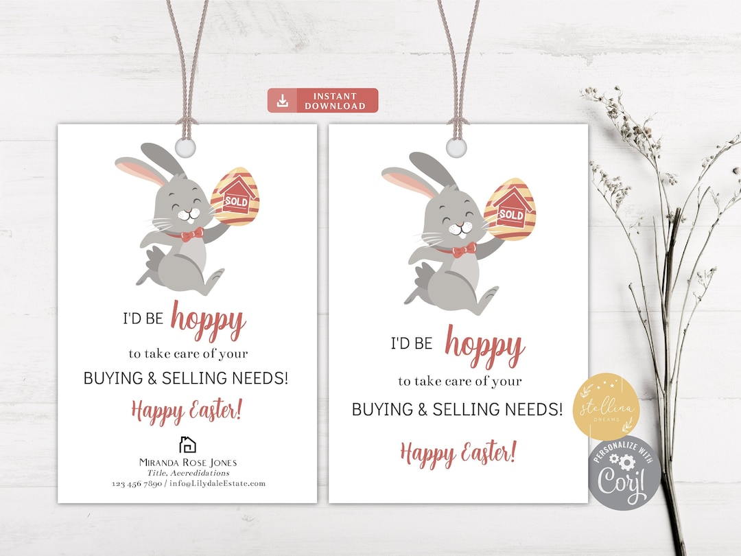 Real Estate Easter Pop by Tags, April Real Estate Team Marketing Mailer ...