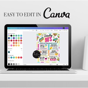 Editable BUNDLE 80s 90s Theme Teacher Appreciation Week Itinerary Retro ...