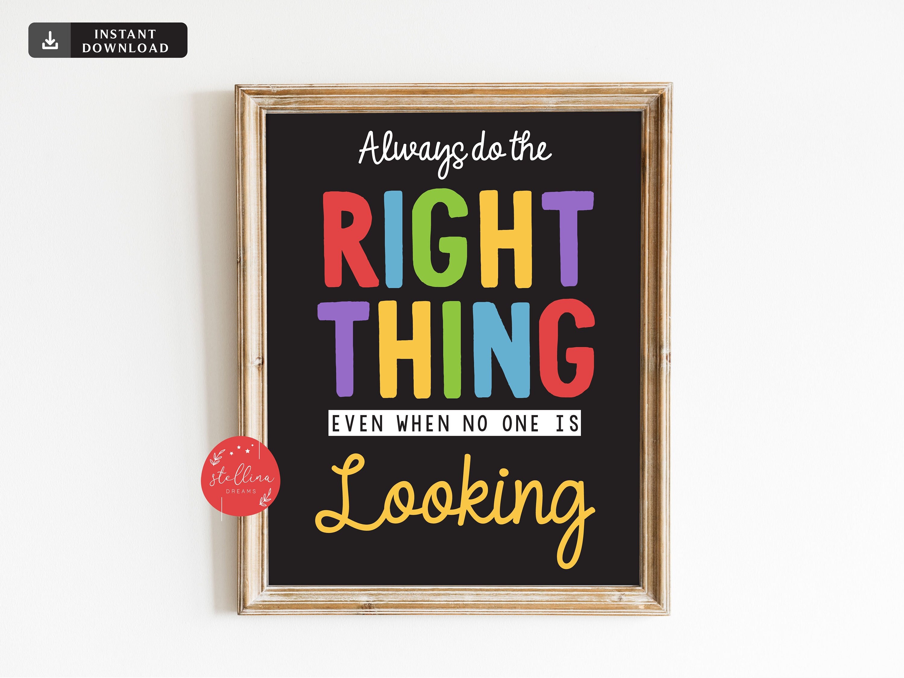 Integrity Poster For Kids