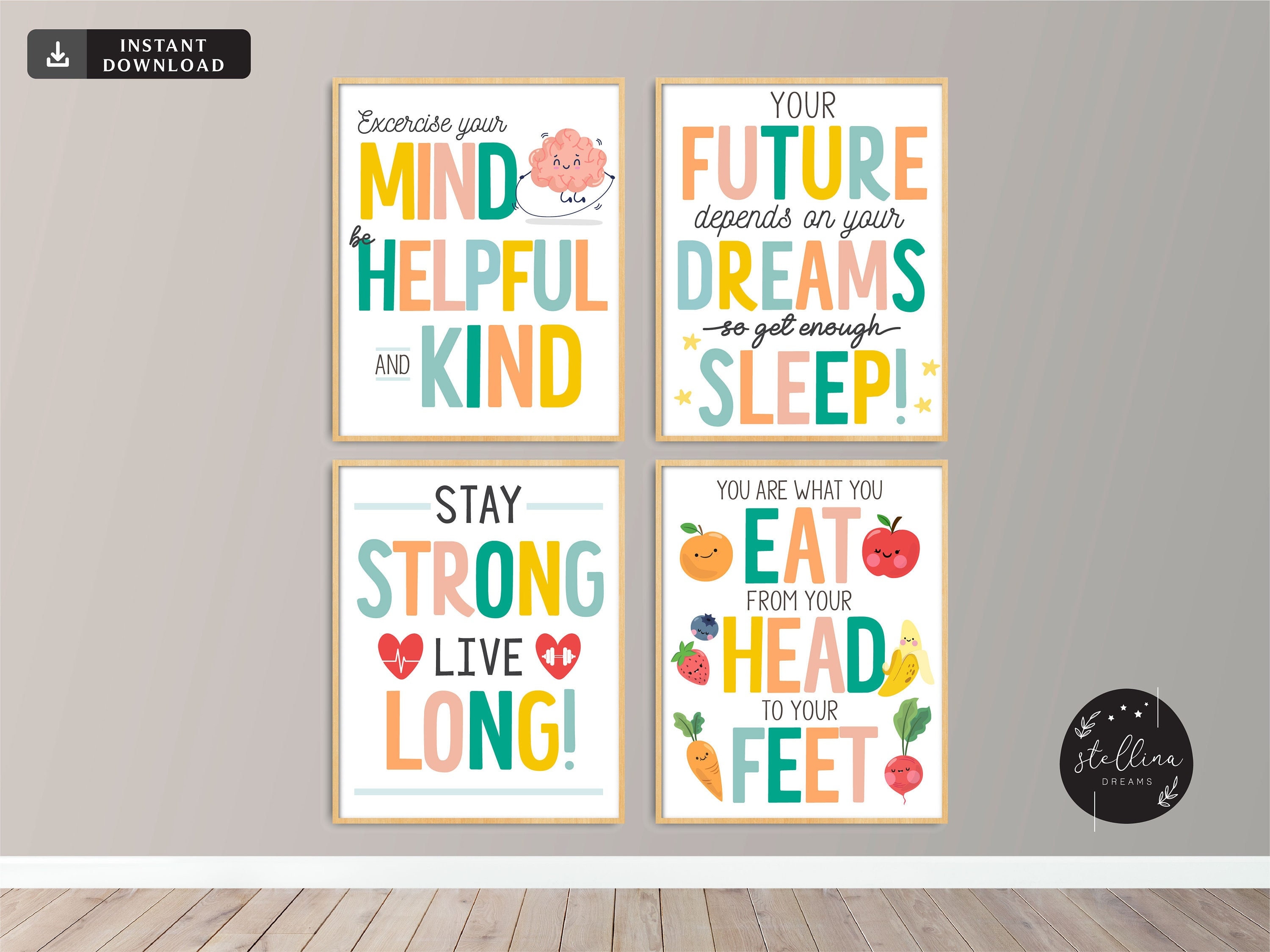 Health Room Office Posters Health Center Wall Art School - Etsy