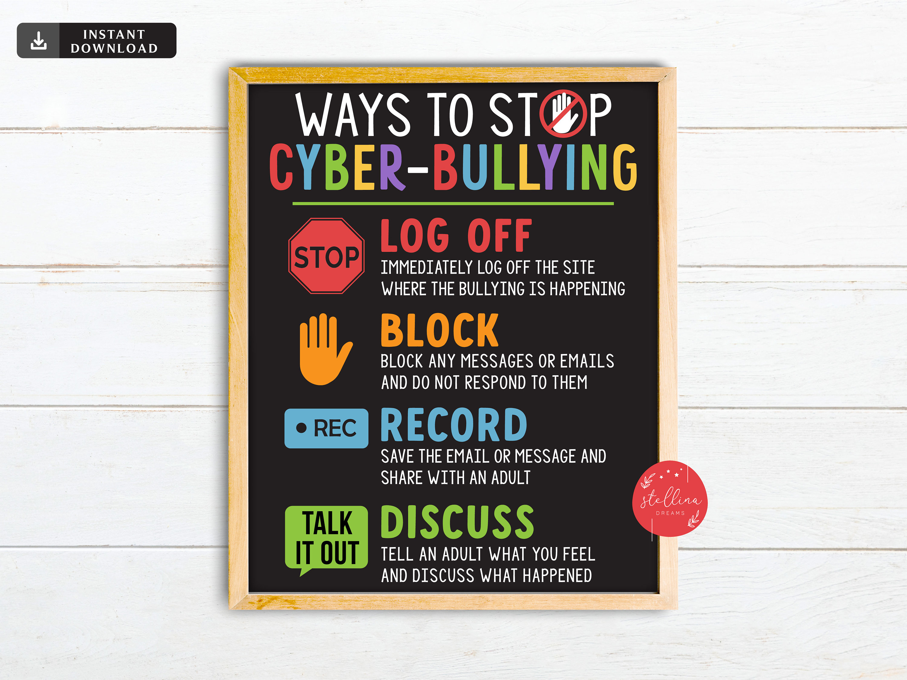 Cyber Bullying Poster Assignment