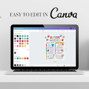 Autism Awareness Spirit Week Itinerary Schedule, Daily Weekly Calendar ...