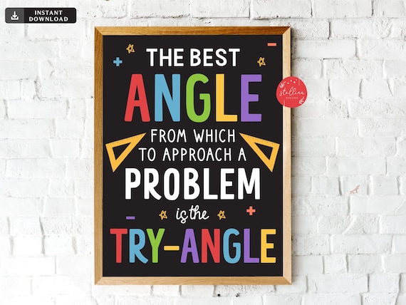 Math Class Poster Decor MATH Teacher Classroom Poster - Etsy