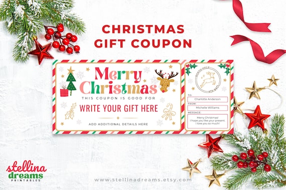 Holiday Coupon Template