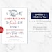 Editable Fish Fry Graduation Invitation, Printable Digital College Grad ...