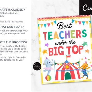 Bundle Circus Carnival Theme Teacher and Staff Appreciation Week ...