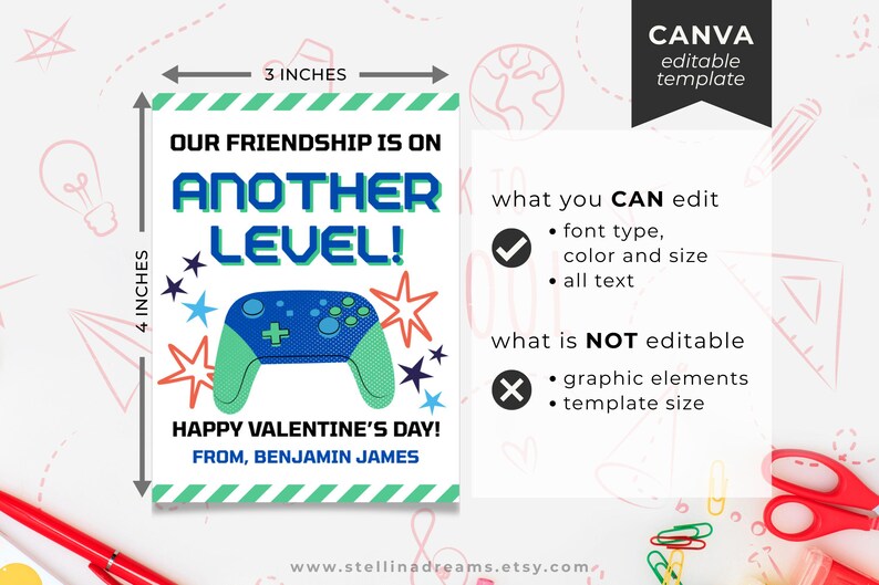 Gamer Valentine Cards for Kids | Classroom Video Game Valentines Bundle ...