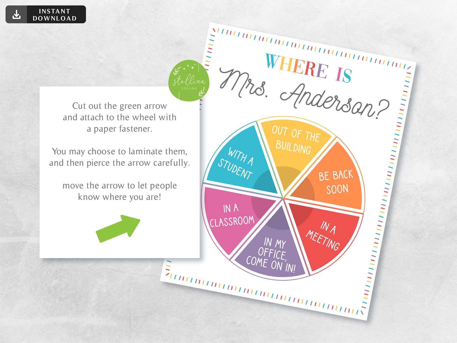 Editable Where's the Teacher Sign, Classroom Door Sign, Custom Teacher ...