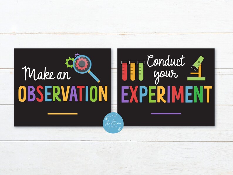 Scientific Method Poster Set Classroom Decor Science Lab - Etsy Canada