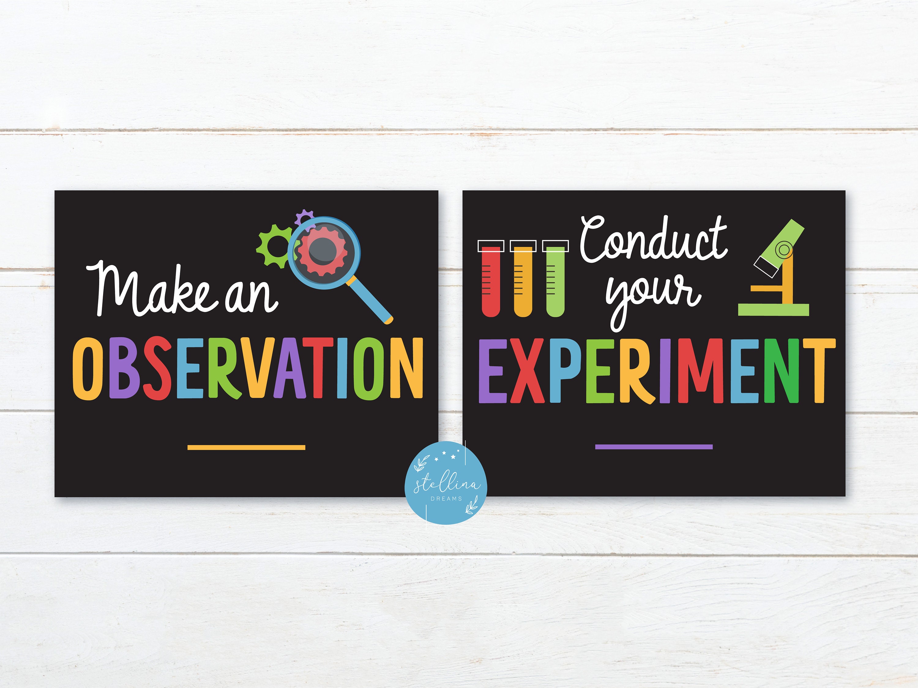 Scientific Method Poster Set Classroom Decor Science Lab - Etsy Canada