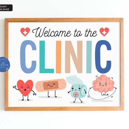 Printable Welcome to the Clinic Sign School Health Office - Etsy