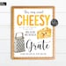 Cheesy Thank You Sign, We Think You're Grate Thank You for All You Do ...