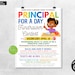 Principal for a Day Contest Fundraiser Flyer, EDITABLE Template ...